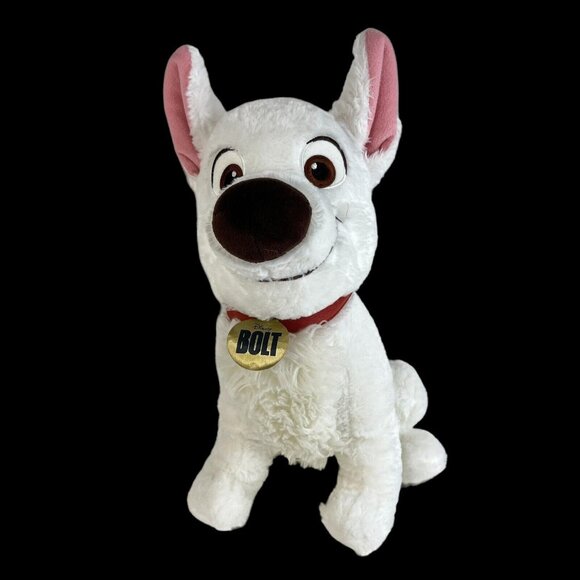 Disney | Toys | Disney Store Authentic Bolt Dog Plush Stuffed Animal ...